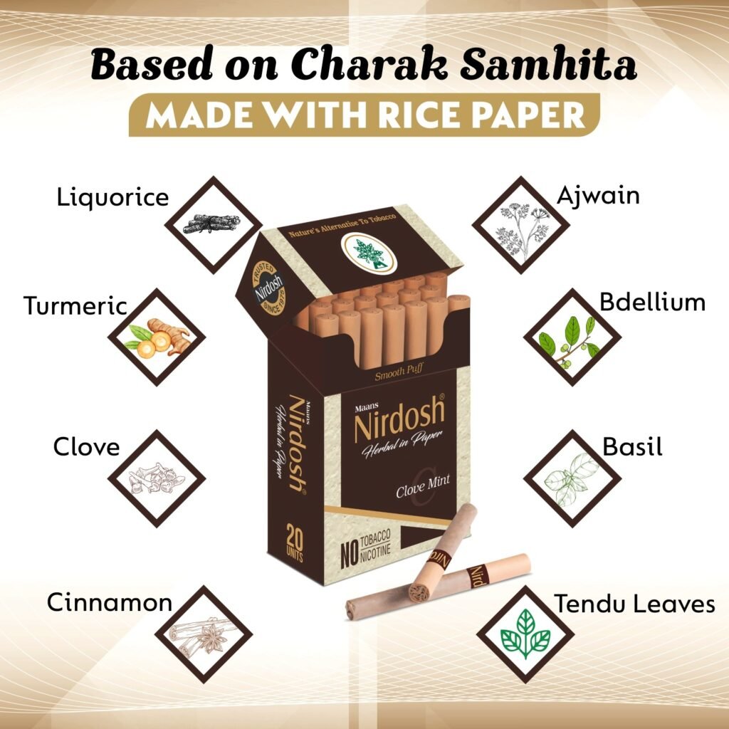 Buy Nirdosh Herbal Smoke (Clove Mint) Online in India