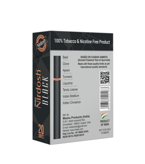 Nirdosh Herbal Smoke Black - Nirdosh Herbal